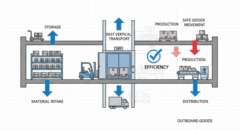 Small Freight Elevator Guide for Industries - Union Jack