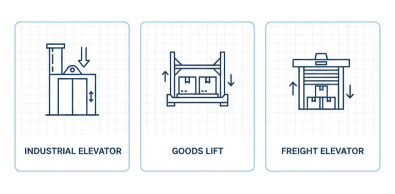 Types of Lifts Explained for Residential, Commercial and Industrial
